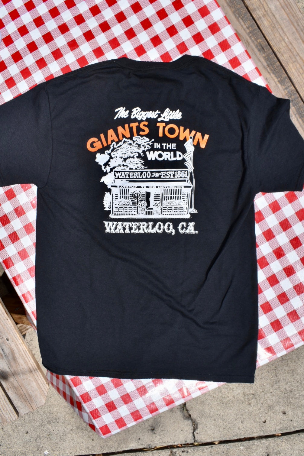 Waterloo Black T-shirt – Waterloo BBQ Sauce